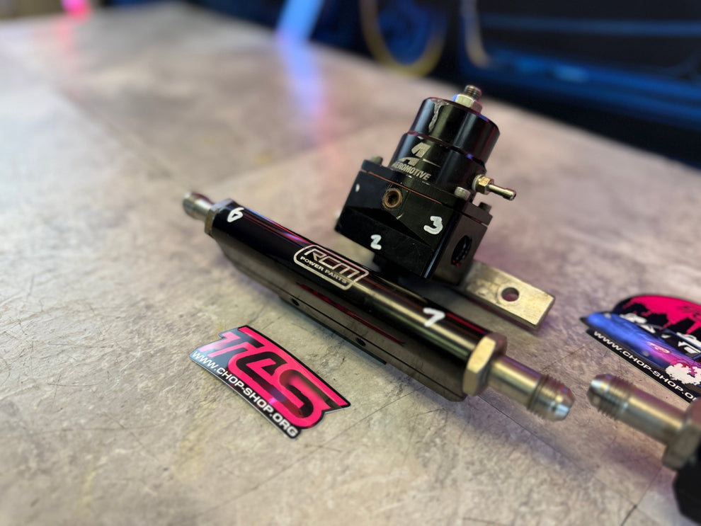 RCM fuel rails & under hood fueling kit Subaru wrx & STi w/ areomotive ...