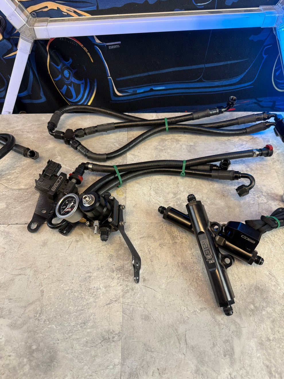 BOLT ON fuel kit for 08-21 Subaru STi 08-14 wrx IAG PTFE e85 fuel line ...